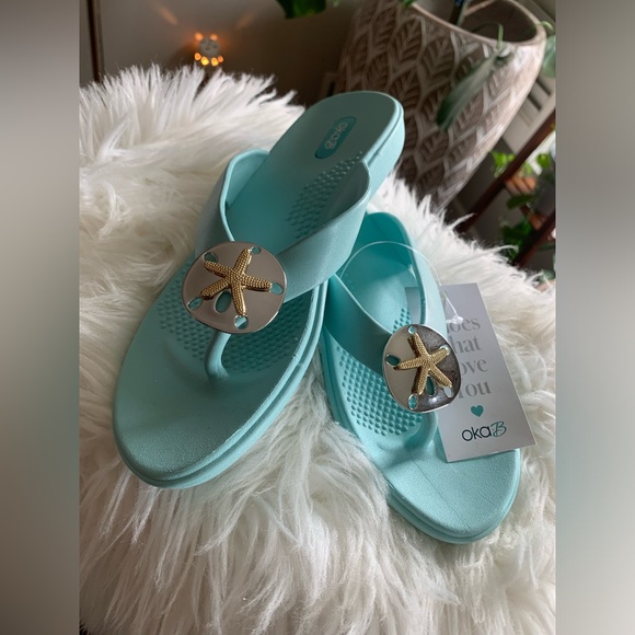 OKA b. | Shoes | Okayb Sandy Flip Flops | Poshmark